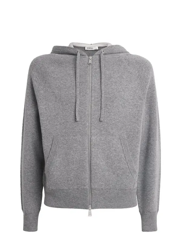 Simkhai Wool-blend Zip-up Hoodie - Grey