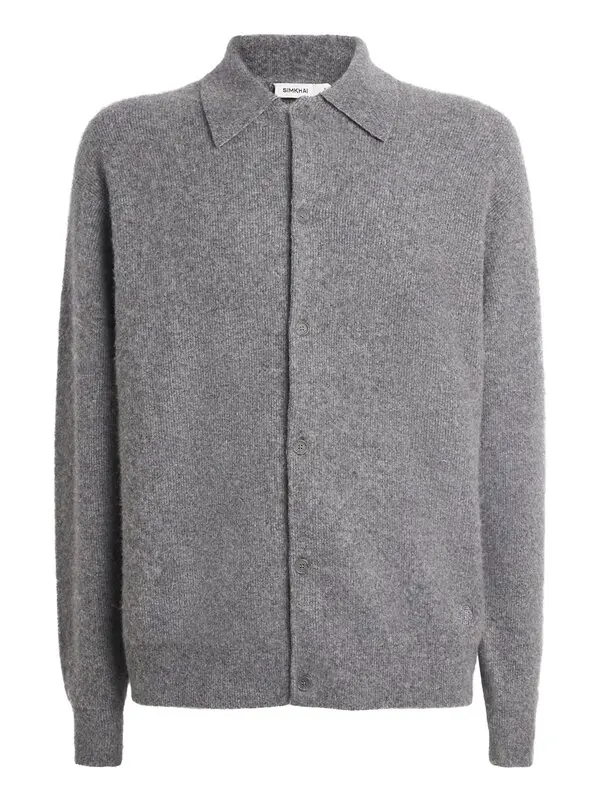 Simkhai Wool Heathered Cardigan - Grey