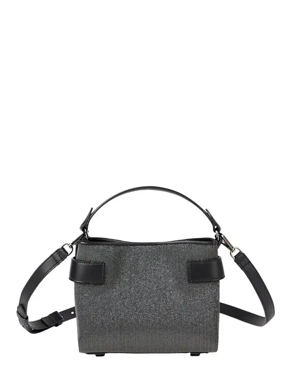 Brunello Cucinelli Small Leather Top-handle Bag - Black