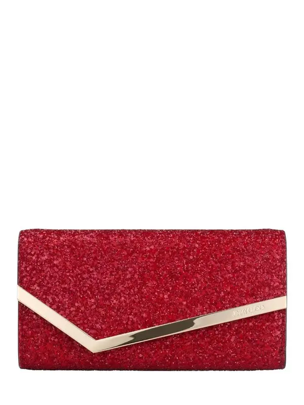 JIMMY CHOO Emmie Mini Clutch Bag - Red