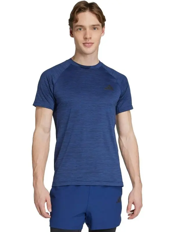Adidas Training Tee - Dark Blue Melange