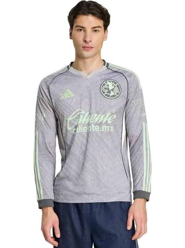 Adidas Club America 25/26 Third Long Sleeve Jersey - Grey Two
