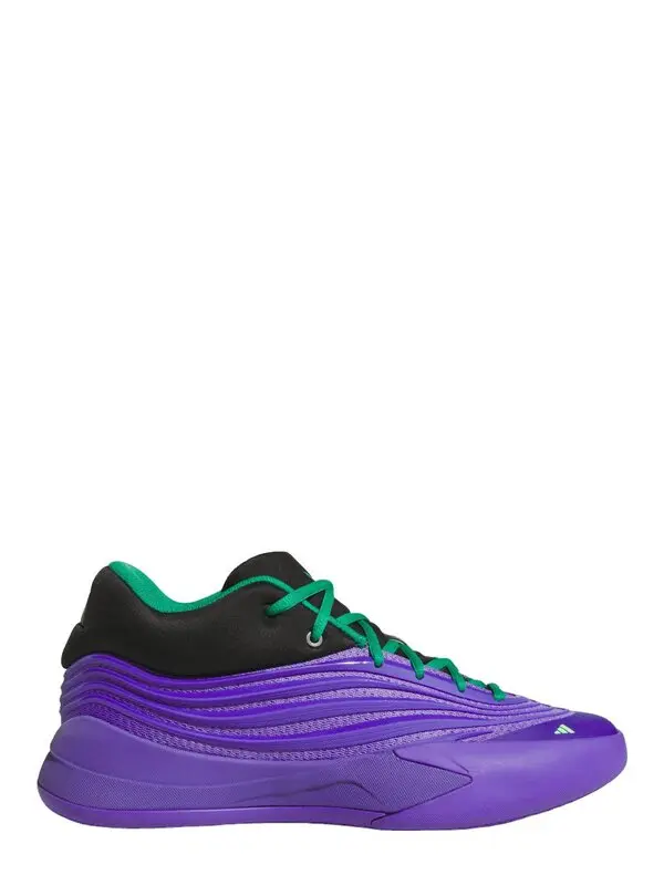 Adidas Dame X Shoes - Purple Rush / Core Black / Court Green