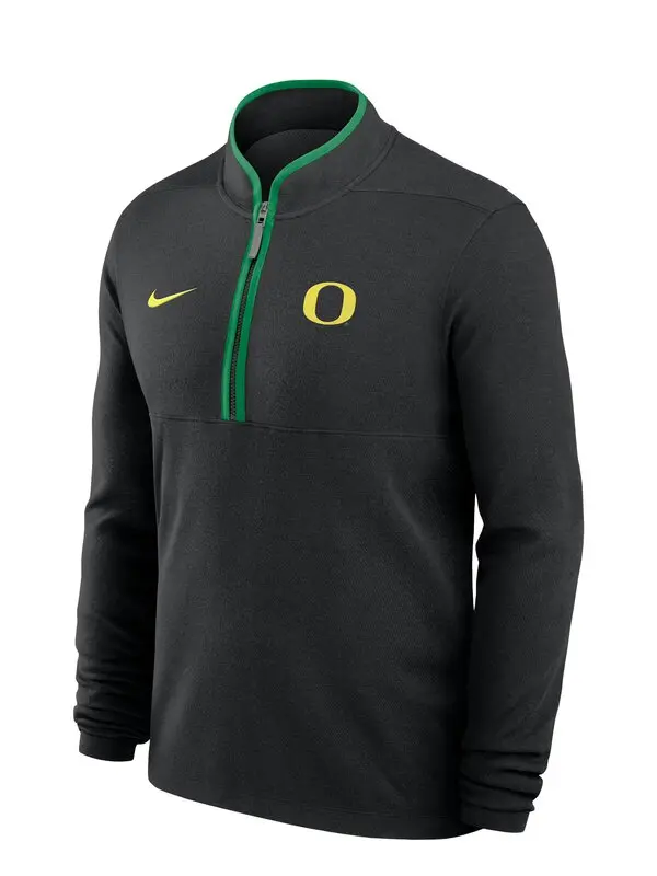 Nike Oregon Victory Dri-fit College 1/2-zip Long-sleeve Top - Black