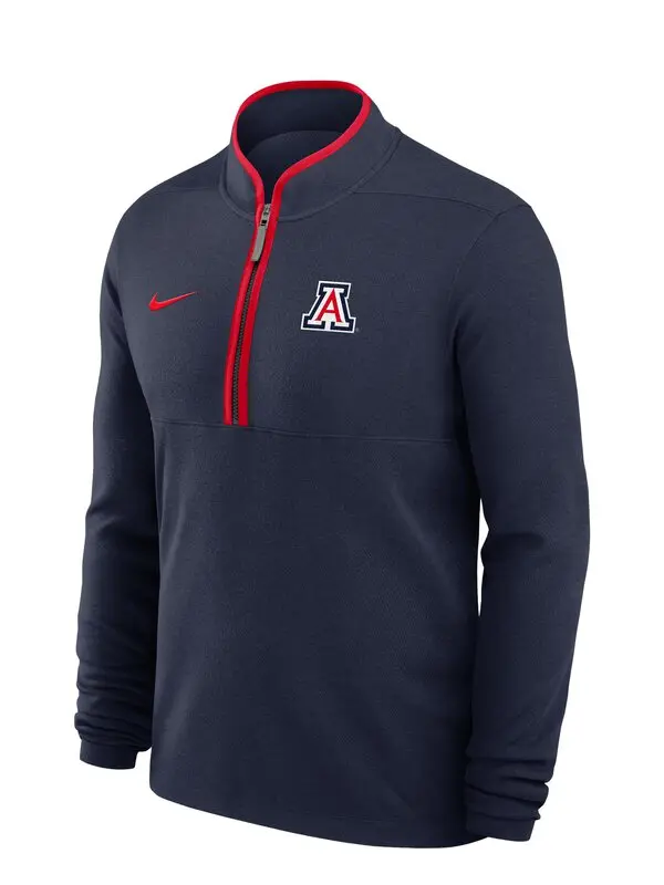 Nike Arizona Victory Dri-fit College 1/2-zip Long-sleeve Top - Blue