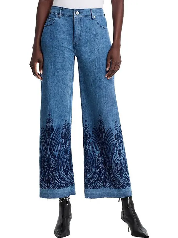 Kobi Halperin Shira High-rise Wide-leg Jeans - Indigo