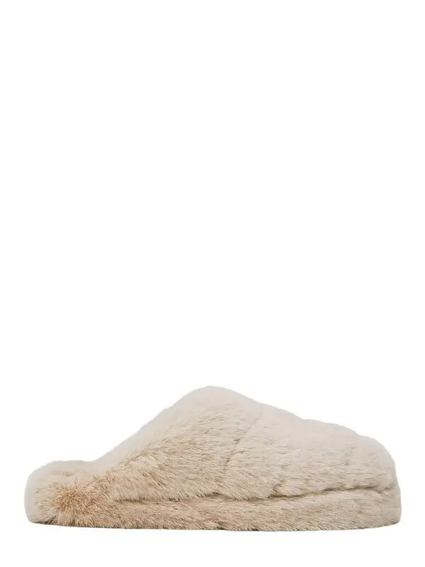 REISS Andrea Mule Slippers - Cream