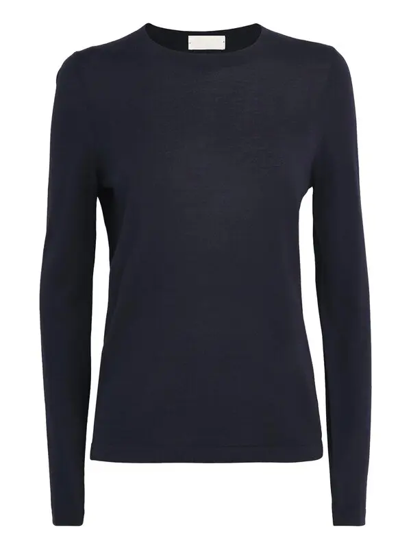 Falke Merino Wool Sweater - Navy