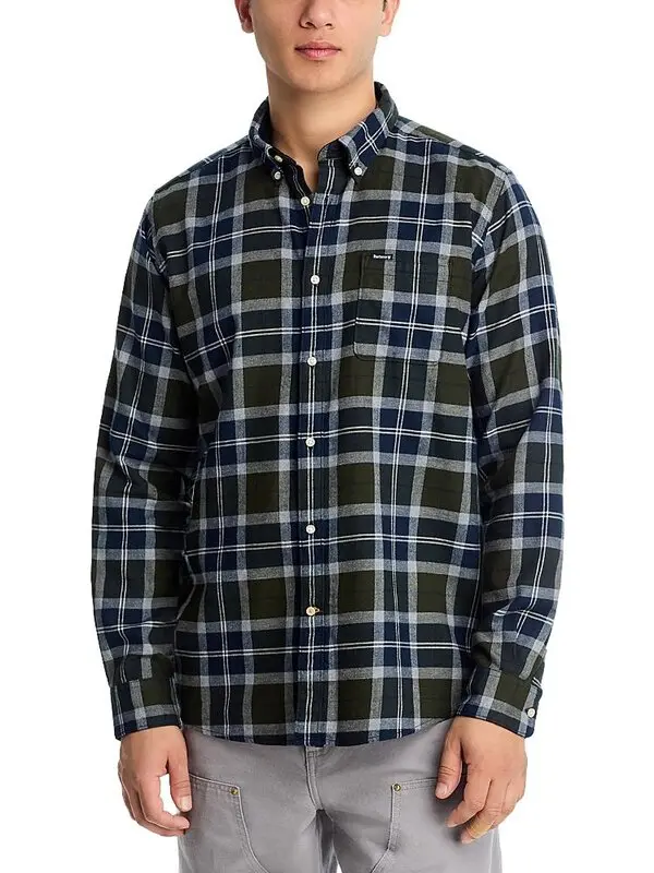 Barbour Rasay Tartan Tailored Shirt - Fernwood Tartan