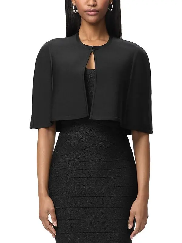 Herve Leger The Juliette Cape - Black