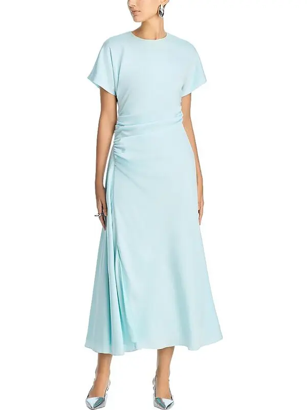 Simkhai Marabella Draped Midi Dress - Sky