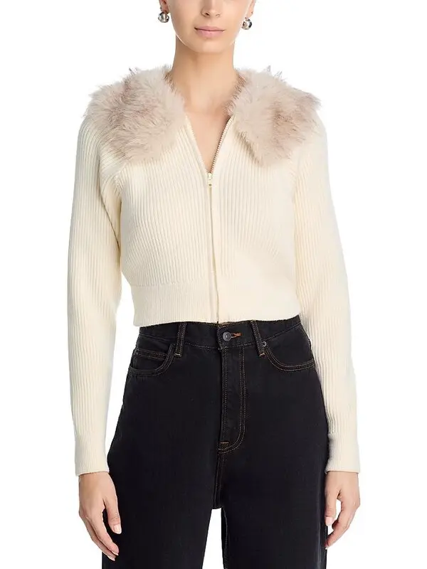 Steve Madden Lysia Sweater Jacket - Cream