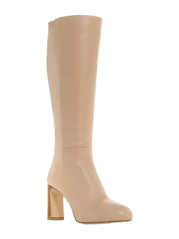 STUART WEITZMAN Babette Platform Tall Boots - Beige