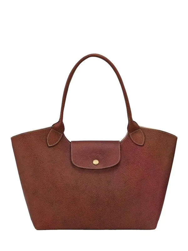 Longchamp Large Épure Shoulder Bag - Brown