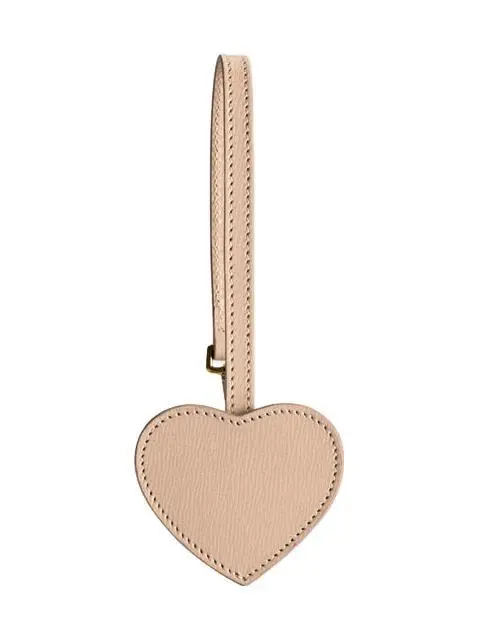 ATP ATELIER Venosta Saffiano Key Chain - Sand