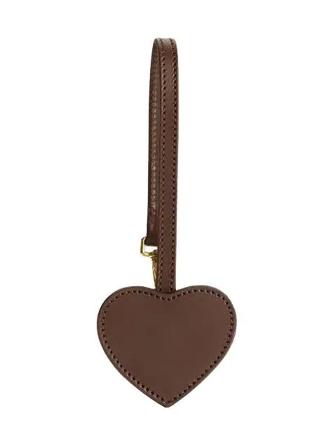 ATP ATELIER Venosta Leather Key Chain - Chocolate