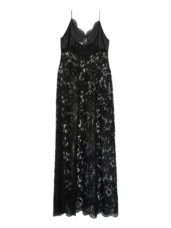 Carine Gilson Lace Nightdress - Black