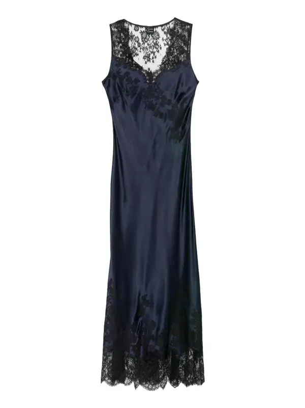 Carine Gilson Lace-detailed Nightdress - Blue