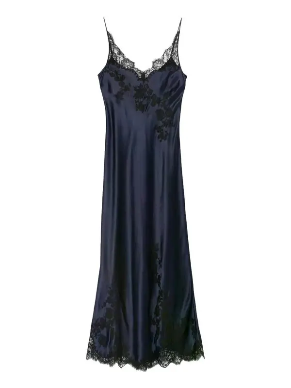 Carine Gilson V-neck Nightdress - Blue