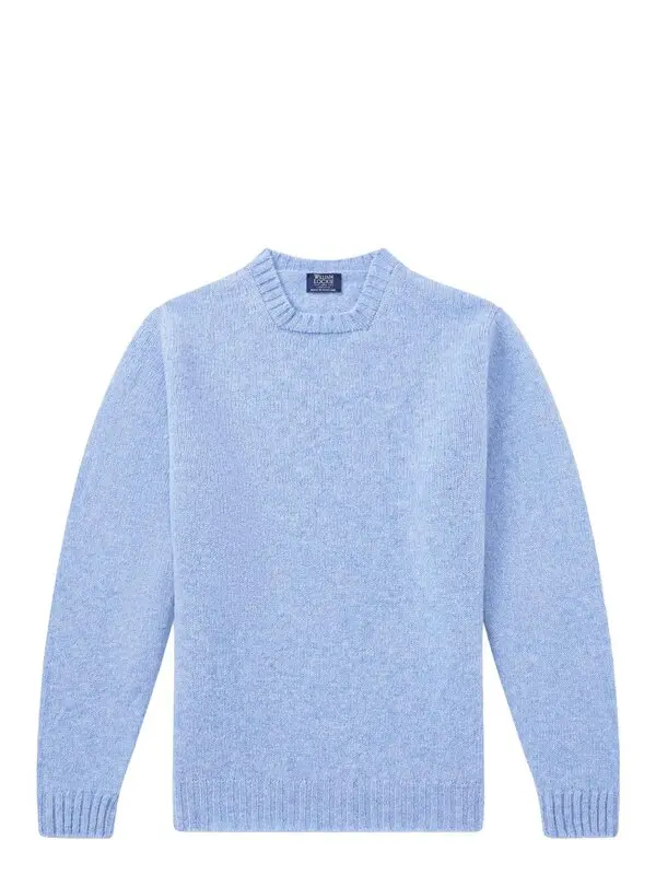 William Lockie Virgin Wool Sweater - Blue