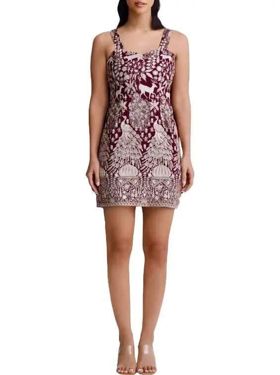 HOLICHIC Naya Embroidered Minidress - Purple