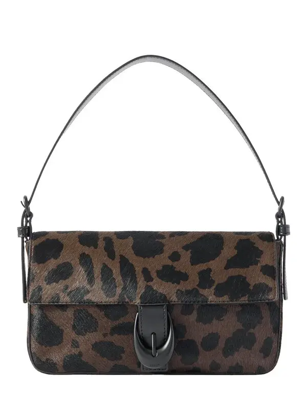 Staud Harlow Leopard-print Shoulder Bag - Animal Print