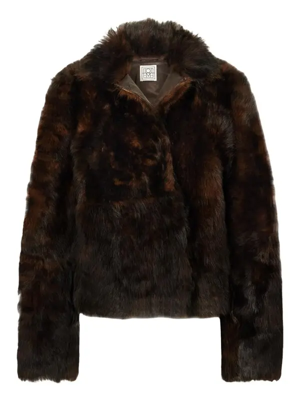TOTÊME Shearling Jacket - Brown