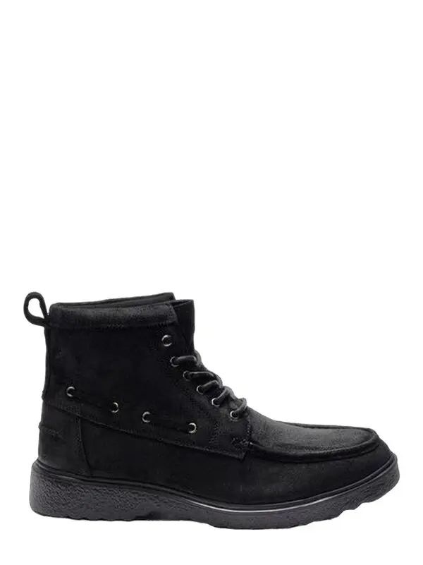 A. VEER Tundra Moc Boot - Black Nubuck