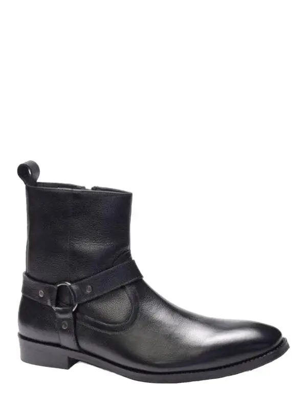 A. VEER Westin Harness Boots - Black Leather