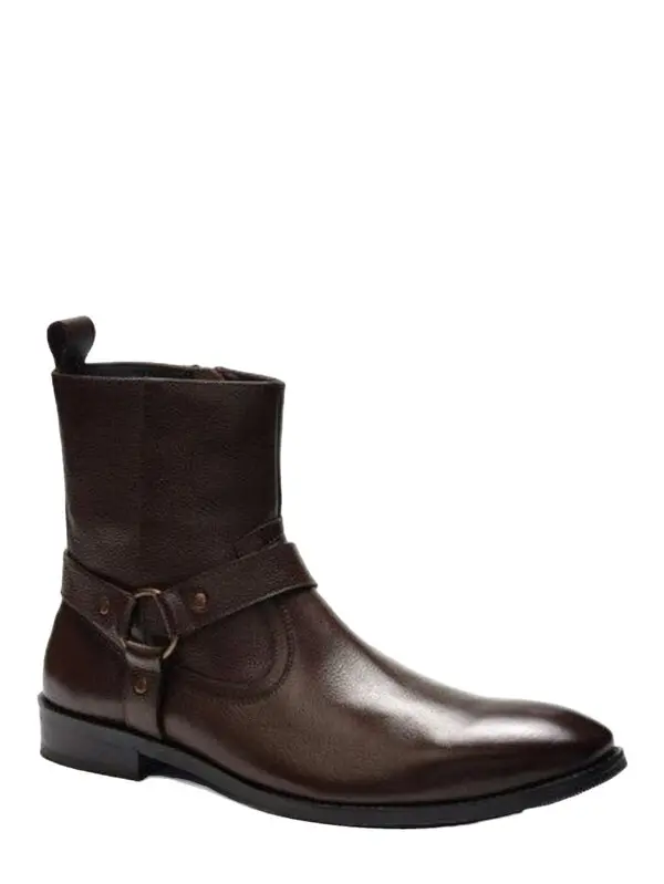 A. VEER Westin Harness Boots - Brown Leather