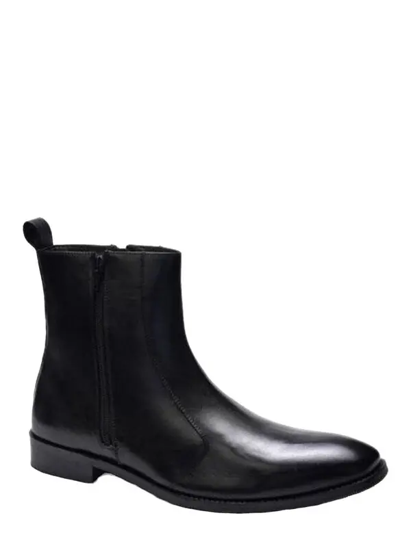 A. VEER Lexington Zip Boot - Black Leather