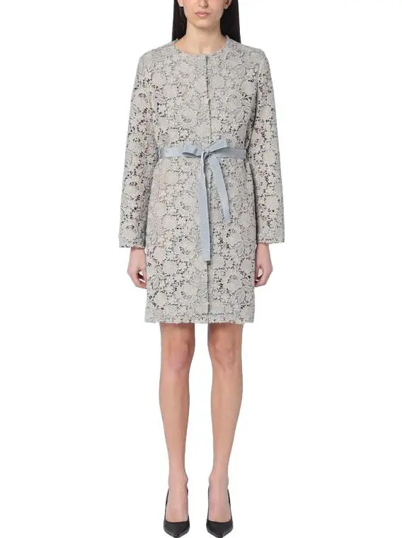 P.a.r.o.s.h Lace Long Jacket - Grey