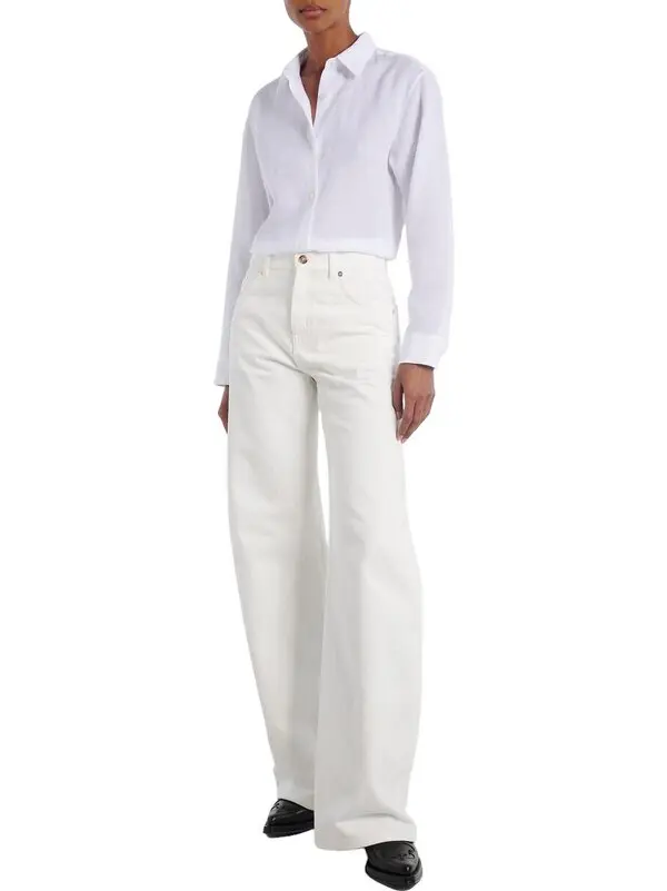 Gabriela Hearst Amoret Wide-leg Jeans - White