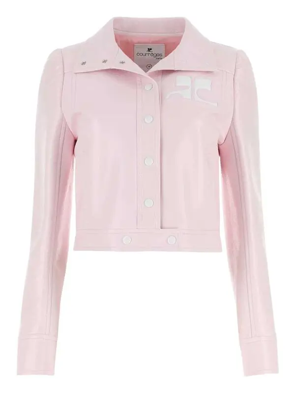 COURREGES Re-edition Vinyl Jacket - Palepink