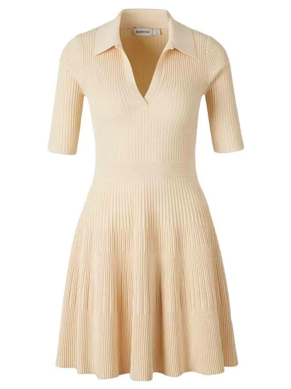 Simkhai Patricia Mini Dress - Beige