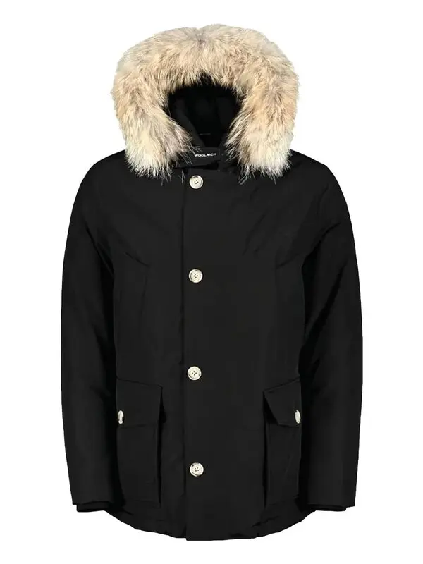 Woolrich Arctic Detachable Anorak Parka Jacket - Black