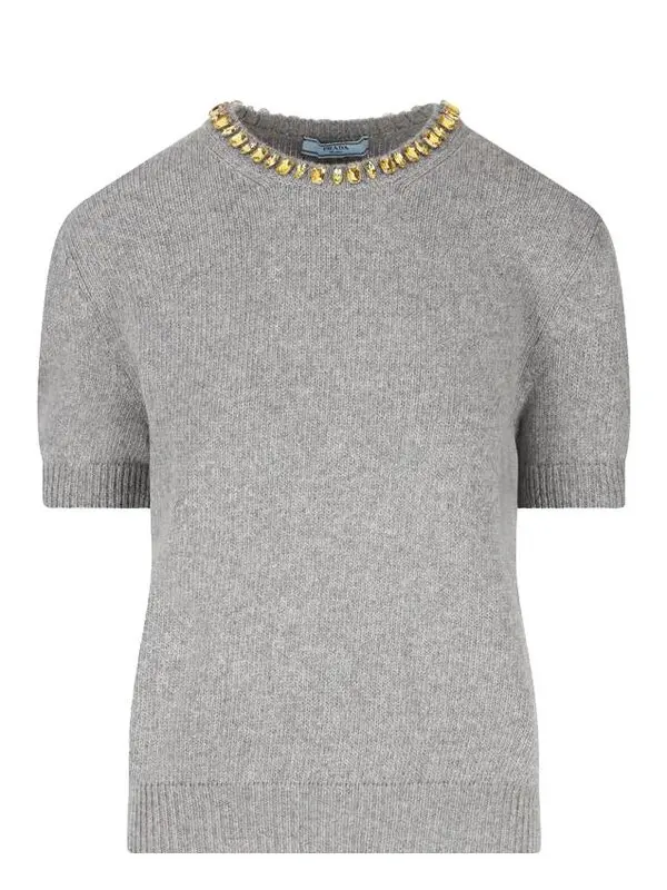 Prada Wool Cashmere Jersey - Gray