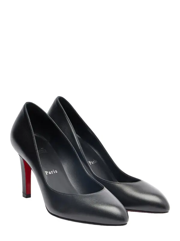 CHRISTIAN LOUBOUTIN Fannylove 85 Leather Pumps - Black