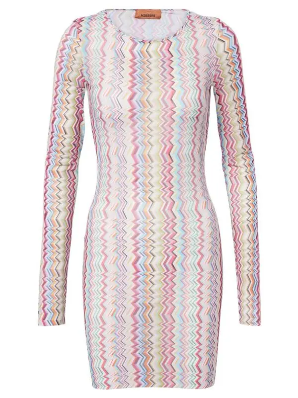 Missoni Zig Zag Mini Dress - Multicoloured