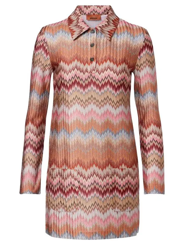 Missoni Zig Zag Minidress - Multicoloured
