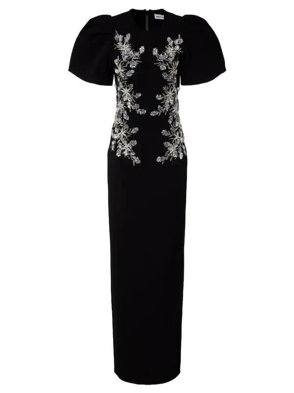Rebecca Vallance Zephyr Embellished Gown - Black