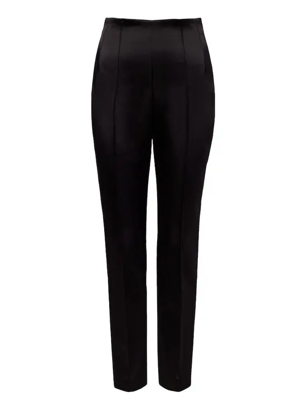Wardrobe.NYC High-rise Tapered Trousers - Black