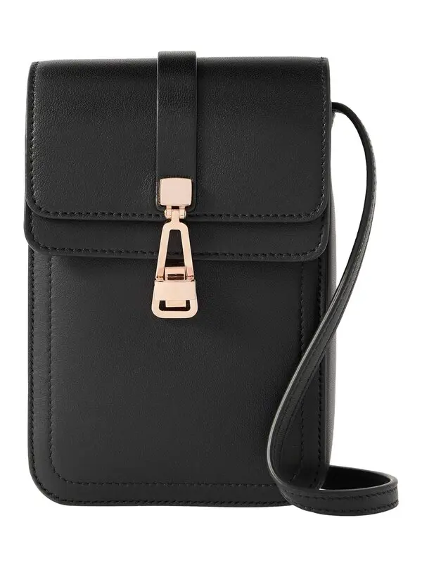Gabriela Hearst Leather Phone Pouch - Black