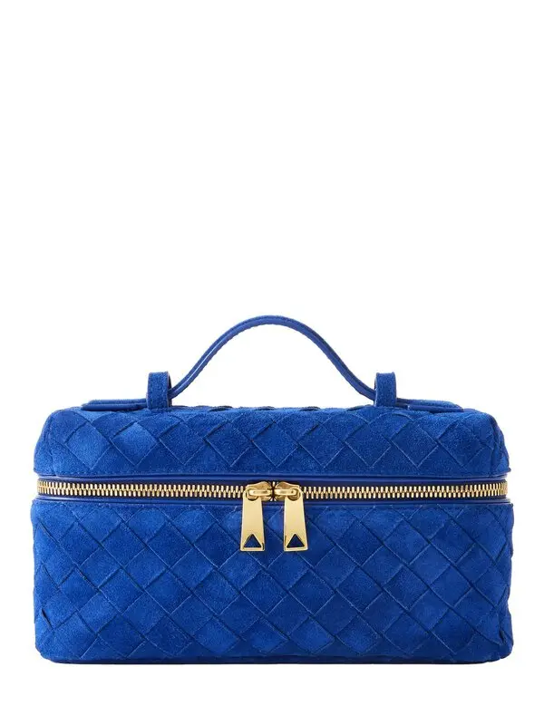 Bottega Veneta Bang Bang Vanity Mini Intrecciato Tote - Blue
