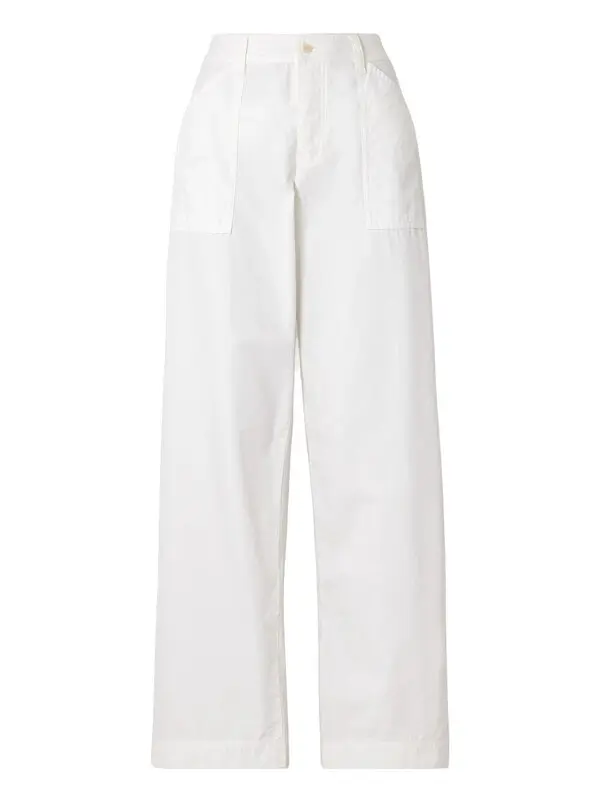 Matteau Cotton Straight-leg Cargo Pants - Neutrals
