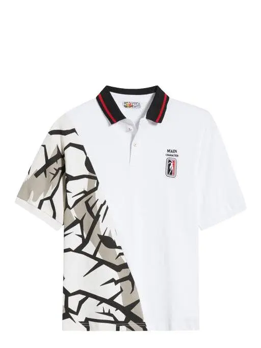 VERYRARE Main Character Graphic Polo - White