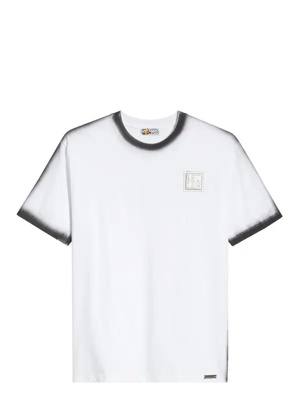 VERYRARE Be Real Ringer T-shirt - White