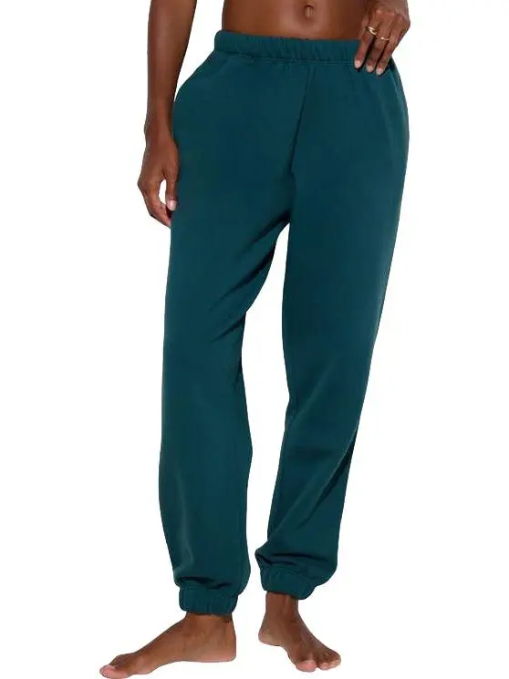 Spiritual Gangster Balance Portia Sweatpants - Midnight Teal