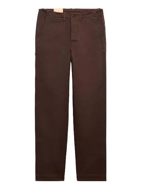 FORTELA Wallace Herringbone Trousers - Brown