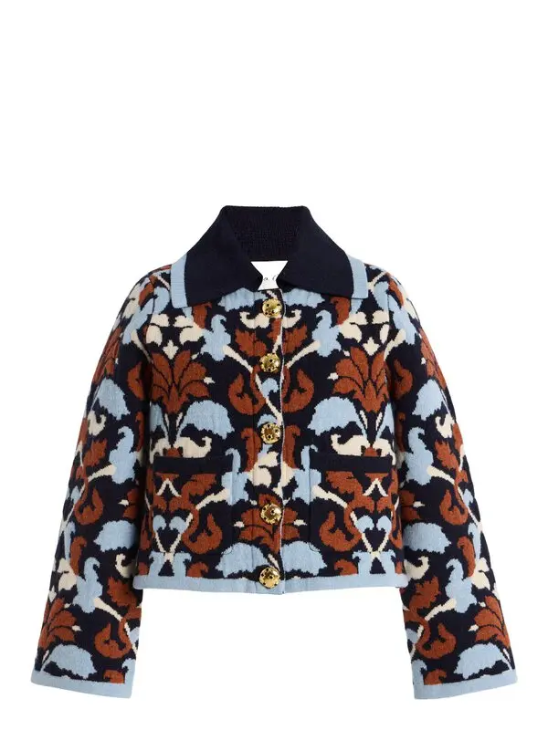Cara Cara Delilah Wool Cardigan - Blue
